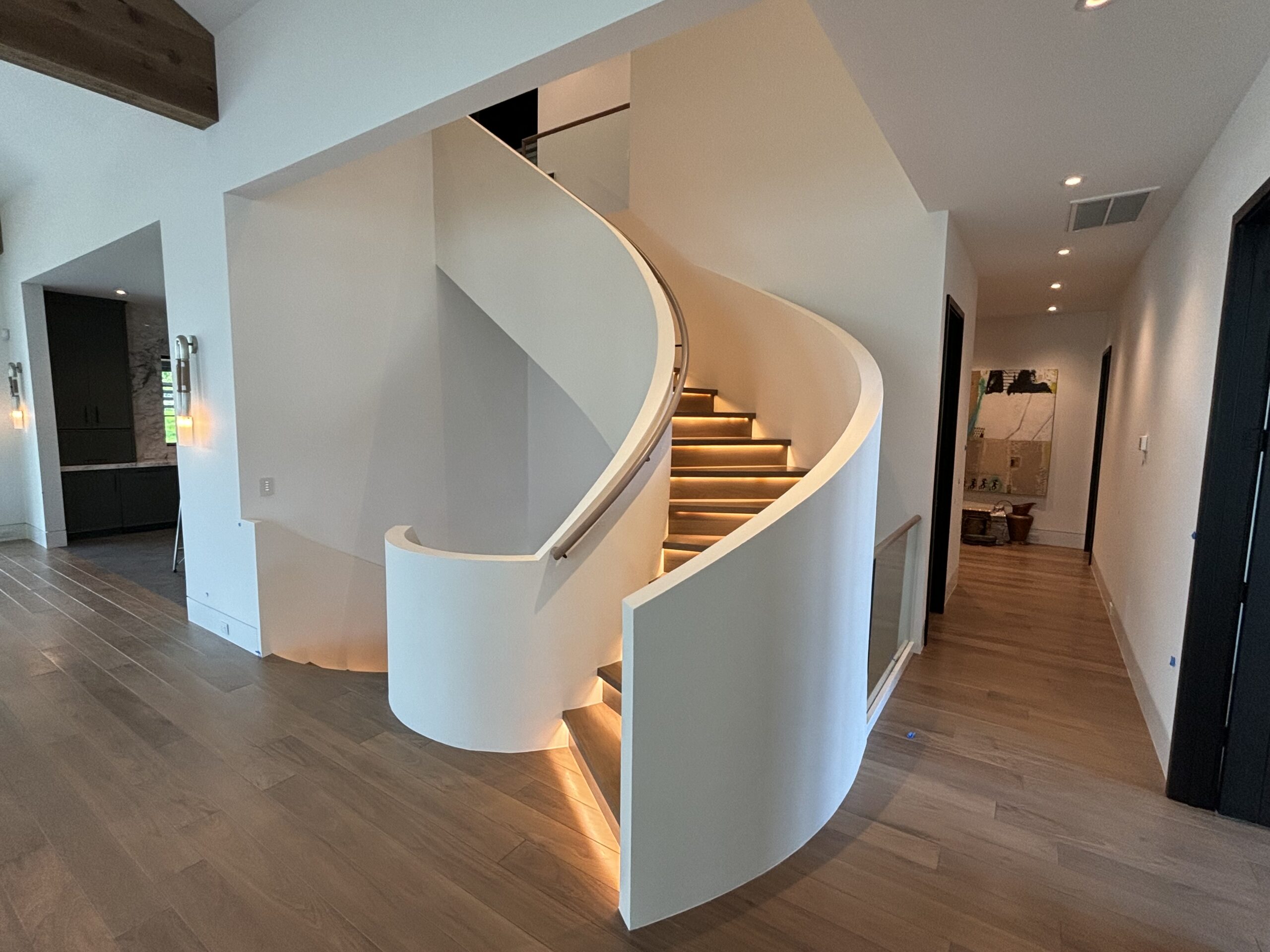 5 Jaw-Dropping Floating Curved Staircases That Inspire - Southern Staircase